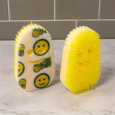Scrub Daddy Dish Daddy Ανταλλακτικά Σφουγγάρια Yellow 2 τμχ