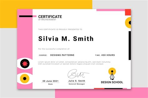 Modele Certificat Indesign Vecteurs Téléchargez Gratuitement Des