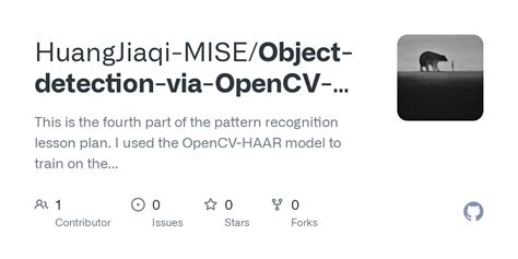 Github Huangjiaqi Mise Object Detection Via Opencv Haar For Masked Whn This Is The Fourth