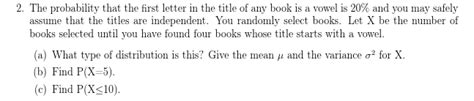 Solved I Need Help Finding Out What Type Of Distribution Is Chegg