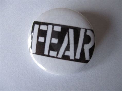 Fear Punk Badge Savage Amusement