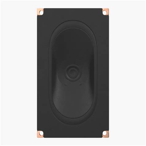 3d Model Rectangular Speaker Turbosquid 1542926