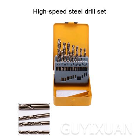 Cobalt Twist Drill Set Stainless Steel With Straig Vicedeal