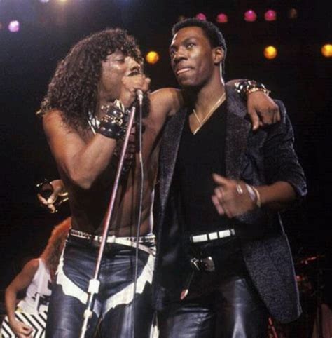 Eddie Murphy And Rick James Mid 1980s R Oldschoolcool