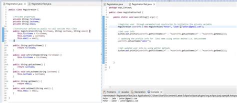 Java Encapsulation Example Charanjit Singh