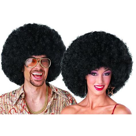 Deluxe Afro Wig Black Camouflageca