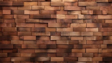 The Wooden Block Wall Design Stock Image Image Of Vintage Panel