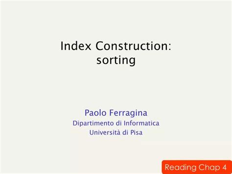 Ppt Efficient Construction Of Inverted Index For Text Documents Powerpoint Presentation Id