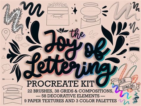 Procreate Brushes Procreate Grid Builder Glitter Brush Etsy