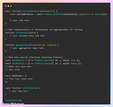 Armen Melkumyan On Linkedin Javascript Codingchallenge