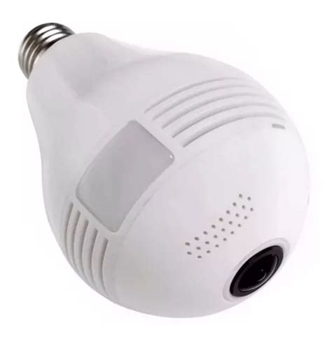 Câmera Lâmpada Espiã 360 Led Wifi Ip Hd Panorâmica MercadoLivre