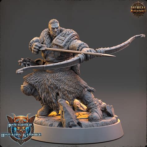 Dandd Viking Resin Miniature Dungeons And Dragons Tabletop Rpg Dnd