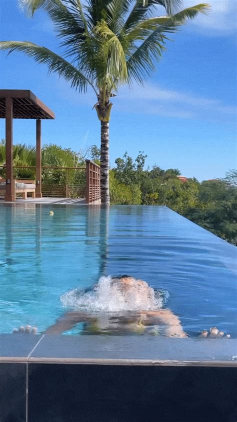 Kelly Gale Gets Out Of The Pool Rbabesinswimwear