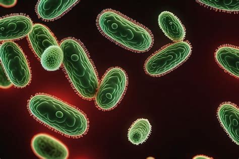 Microscopic Visualization Bacteria In Focus Suitable For Scientific And Educational