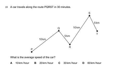 18 A Car Travels Along The Route PQRST In 30 StudyX