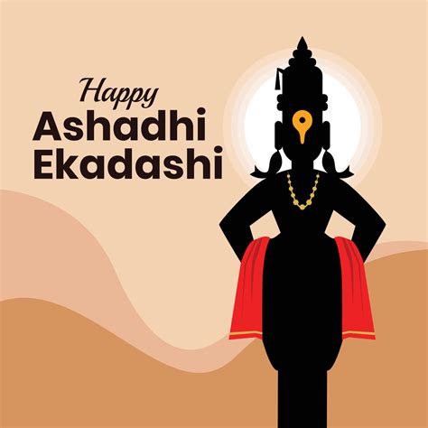Creative Vector Illustration Of Ashadhi Ekadashi 25409361 Vector Art At