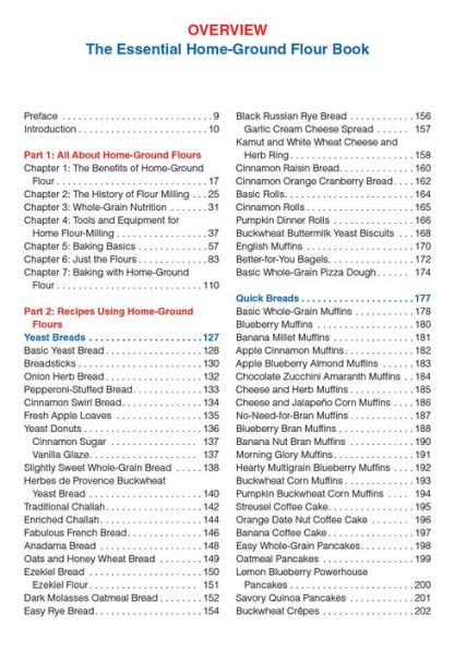 The Essential Home Ground Flour Book Learn Complete Milling And Baking