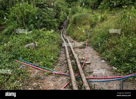 Illegal Gold Extraction In Java Indonesia Asia Stock Photo Alamy