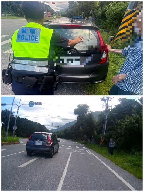 車輛突熄火卡路中 新城警徒手推路旁並協助排除困難