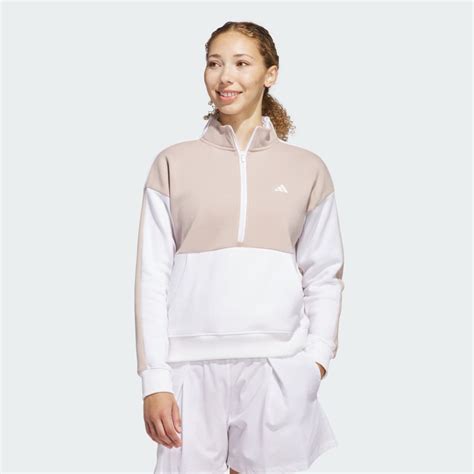 Adidas Half Zip Jacket Brown Adidas Australia