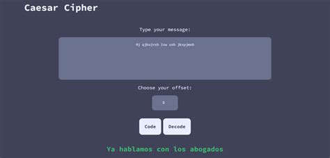 Github Thatmare Caesar Cipher First Project With Laboratoria Cohort