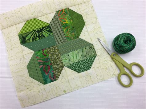 Quilt A Four Leaf Clover Block For St Patricks Day Craftsy
