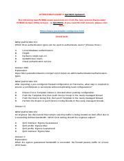 PCNSE Exam Study Guide And Practice Questions Course Hero