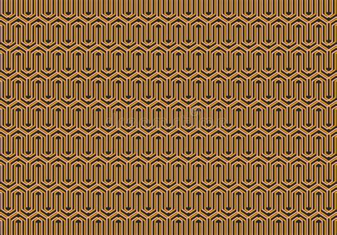 Seamless Geometric Abstract Hexagonal Pattern Cdr X6 Stock Vector