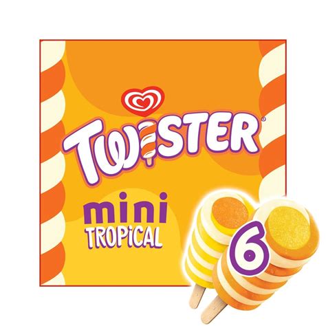 Twister Mini Tropical Ice Cream Lollies 6 X 50ml Morrisons Online