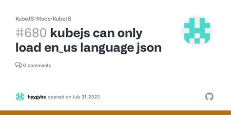 Kubejs Can Only Load Enus Language Json · Issue 680 · Kubejs Modskubejs · Github