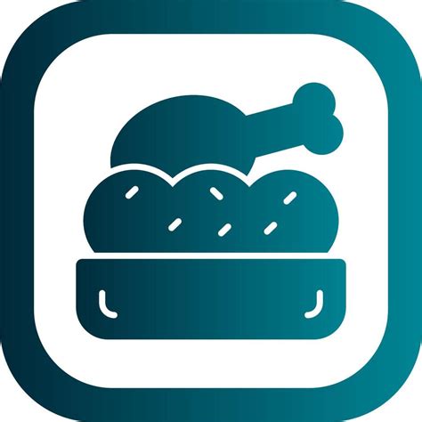 Chicken Rice Vector Icon Design 20352627 Vector Art At Vecteezy