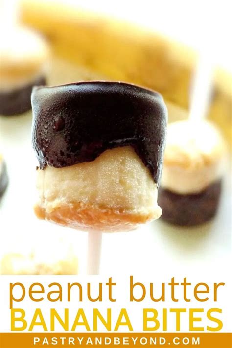 Frozen Banana Peanut Butter Bites Peanut Butter Banana Bites Banana