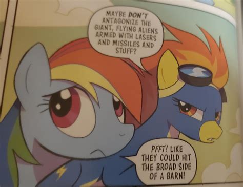 Screenshots Of Comic Panels From Mlp Transformers Crossover Comic R