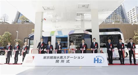 Hydrogen Vehicle Filling Station Opens At Former Tokyo Olympics Site