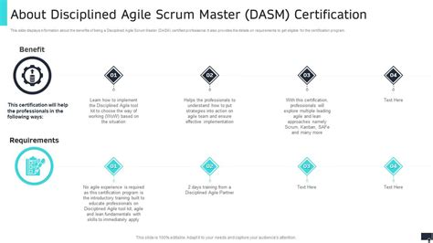 Pmi Agile Scrum Master Certification It About Disciplined Agile Scrum Master Dasm Certification