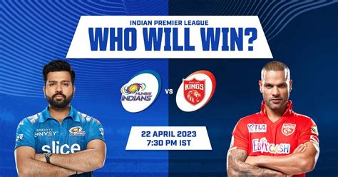 IPL 2023 MI Vs PBKS Win Prediction Who Will Win Mumbai Vs Punjab Match