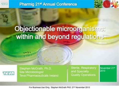 Objectionable Microorganisms Within And Beyond Regulations Pptx