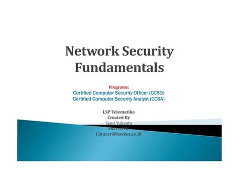 Introduction To Network Security Ppt
