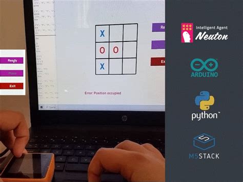 Tic Tac Toe Game With Tinyml Based Digit Recognition Arduino Python M5stack Tinyml Rcoding