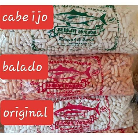Jual Kerupuk Ikan Tongkol 1kg Krupuk Tongkol Berkah 1 Bal Khas Klaten