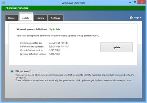 Windows Defender Definition Updates Download Free July 31 2025