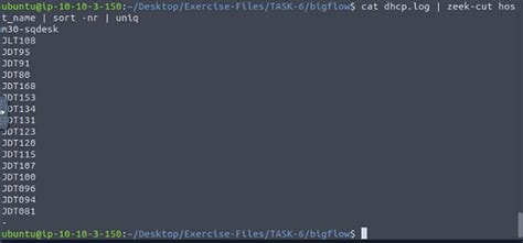 Tryhackme Zeek — Task 4 Cli Kung Fu Recall Processing Zeek Logs Task