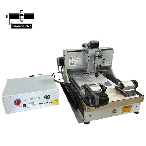Mini Cnc Router Desktop Workworking Pvc Four Axis Engraving Machine