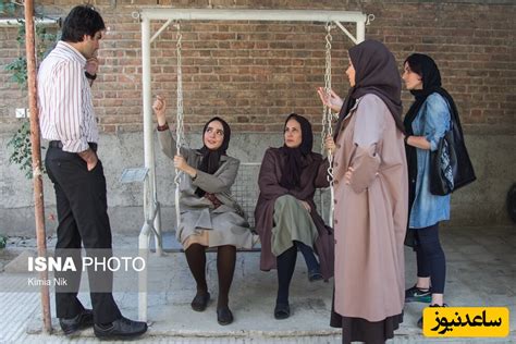 عکس دورهمی بازیگران سریال لحظه گرگ و میش در پشت صحنه فیلمبرداری از