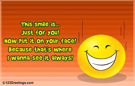 A Smile For U Free Smile Ecards Greeting Cards 123 Greetings