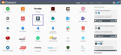 Smartsheet Overview Connect IPaaS