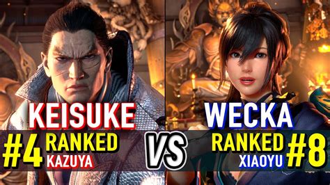 T8 🔥 Keisuke 4 Ranked Kazuya Vs Wecka 8 Ranked Xiaoyu 🔥 Tekken 8