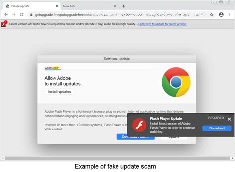 Fake Google Chrome Updates Pushed On Hacked Websites