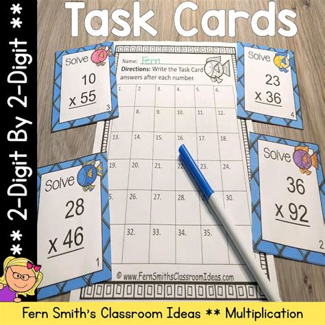 Need Some Test Prep Multiplication Task Cards Fern Smith S Classroom
