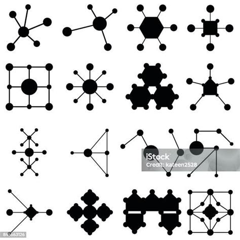 分子圖示集向量圖形及更多健保和醫療圖片 健保和醫療 分子 分子結構 Istock
